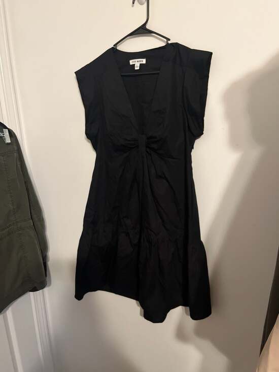 Steve Madden | Dresses | Steve Madden Womens Black Archie Bow Vneck ...